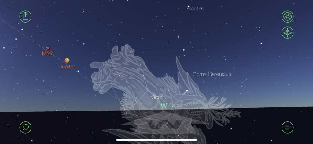 Stargazing App – M&M Hit The Road