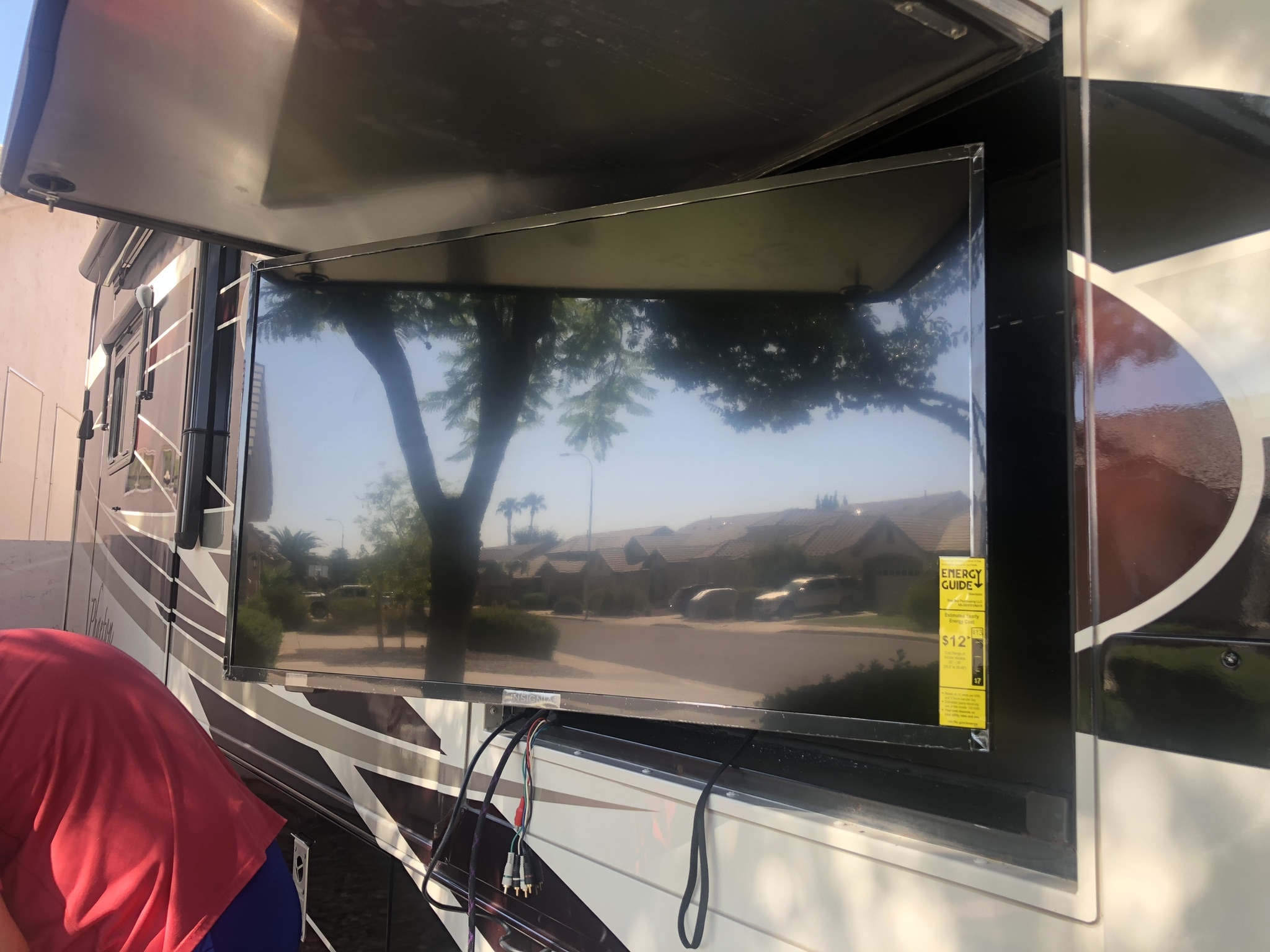 RV Project: TV Upgrade – M&M Hit The Road