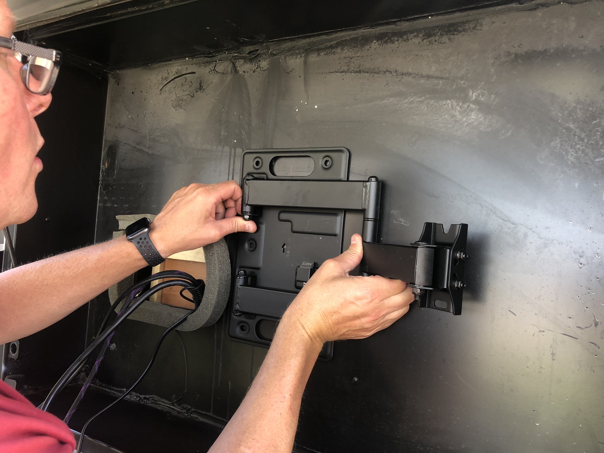 RV Project: TV Upgrade – M&M Hit The Road