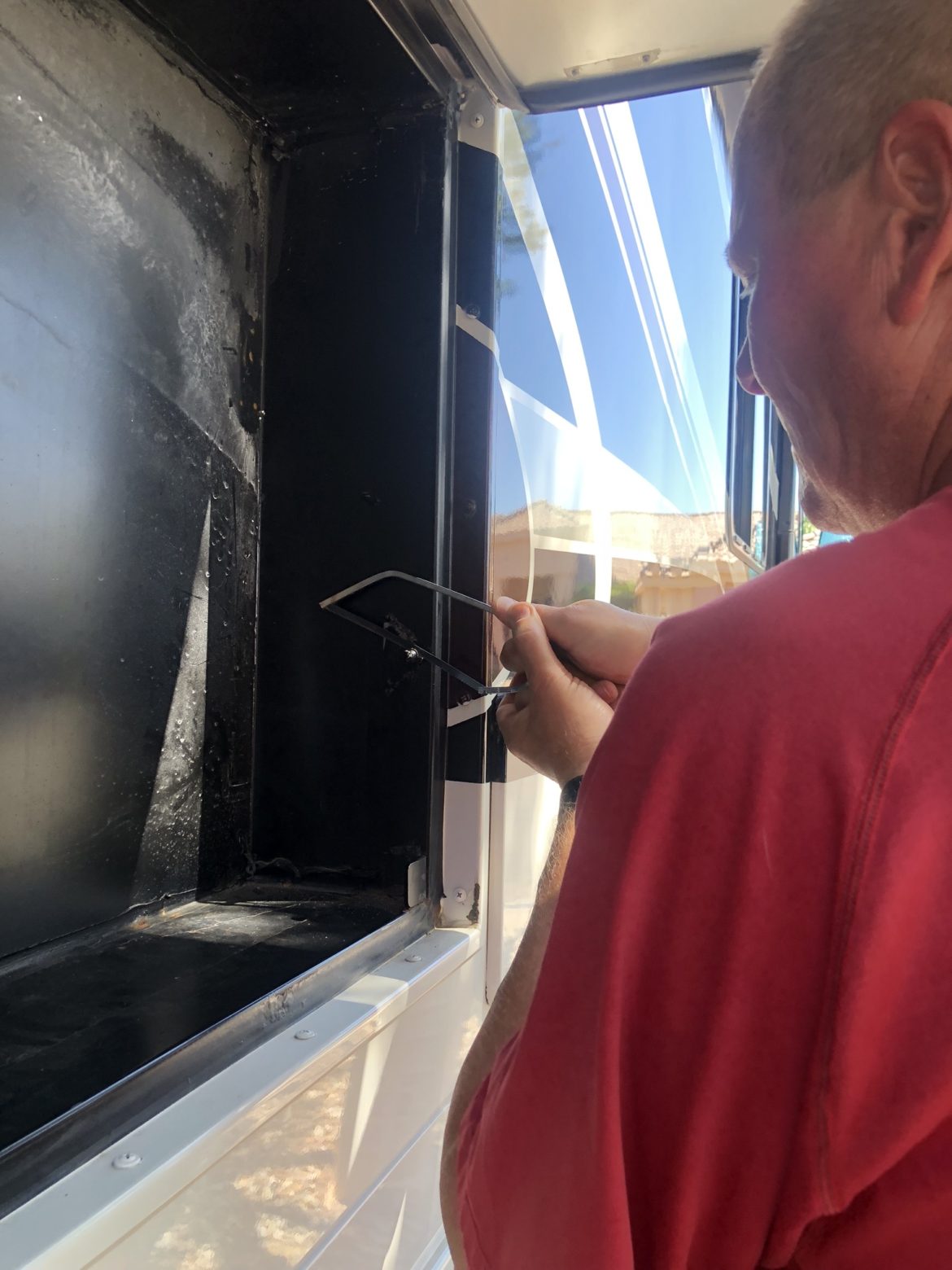 RV Project: TV Upgrade – M&M Hit The Road