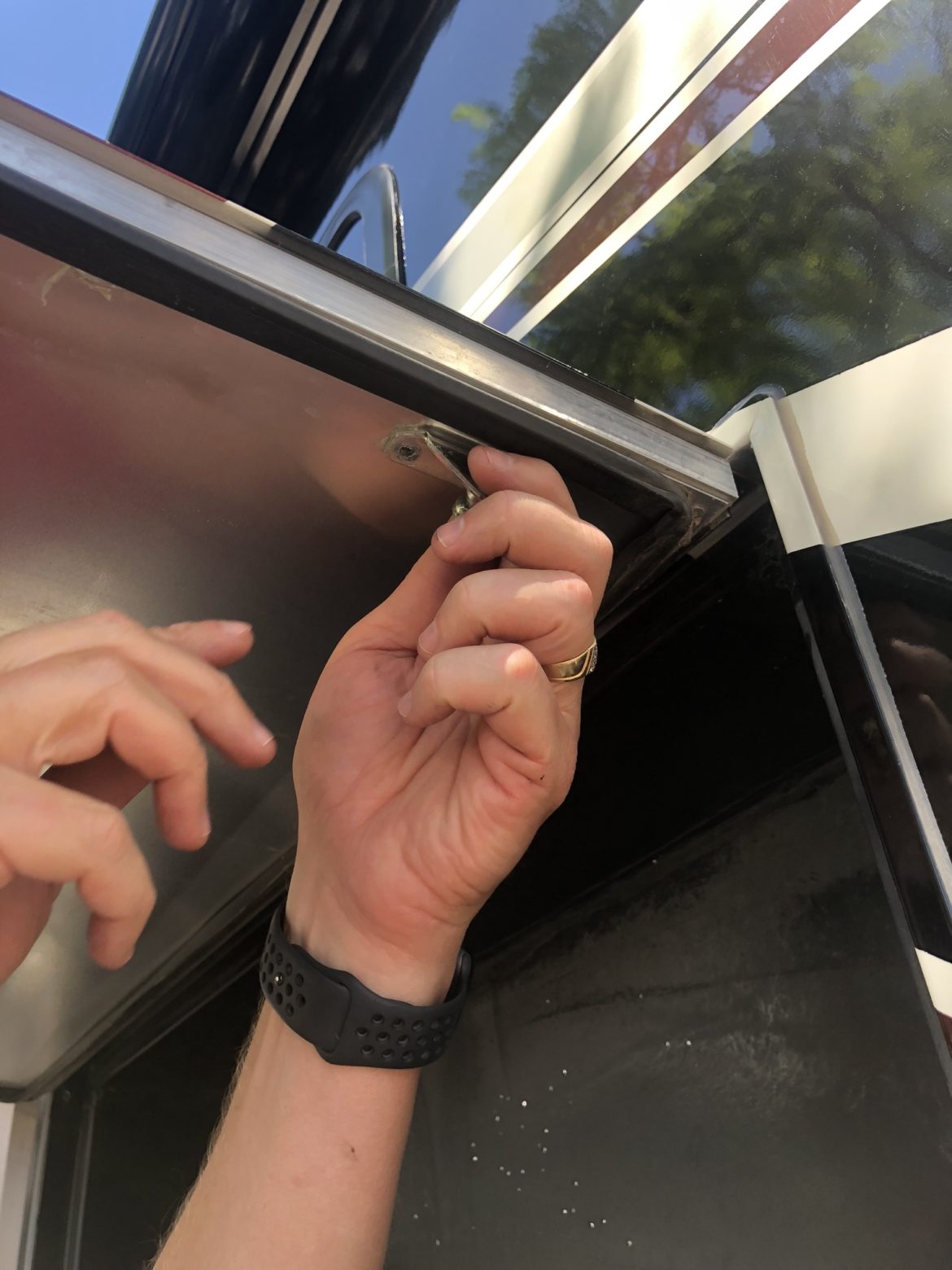 RV Project: TV Upgrade – M&M Hit The Road