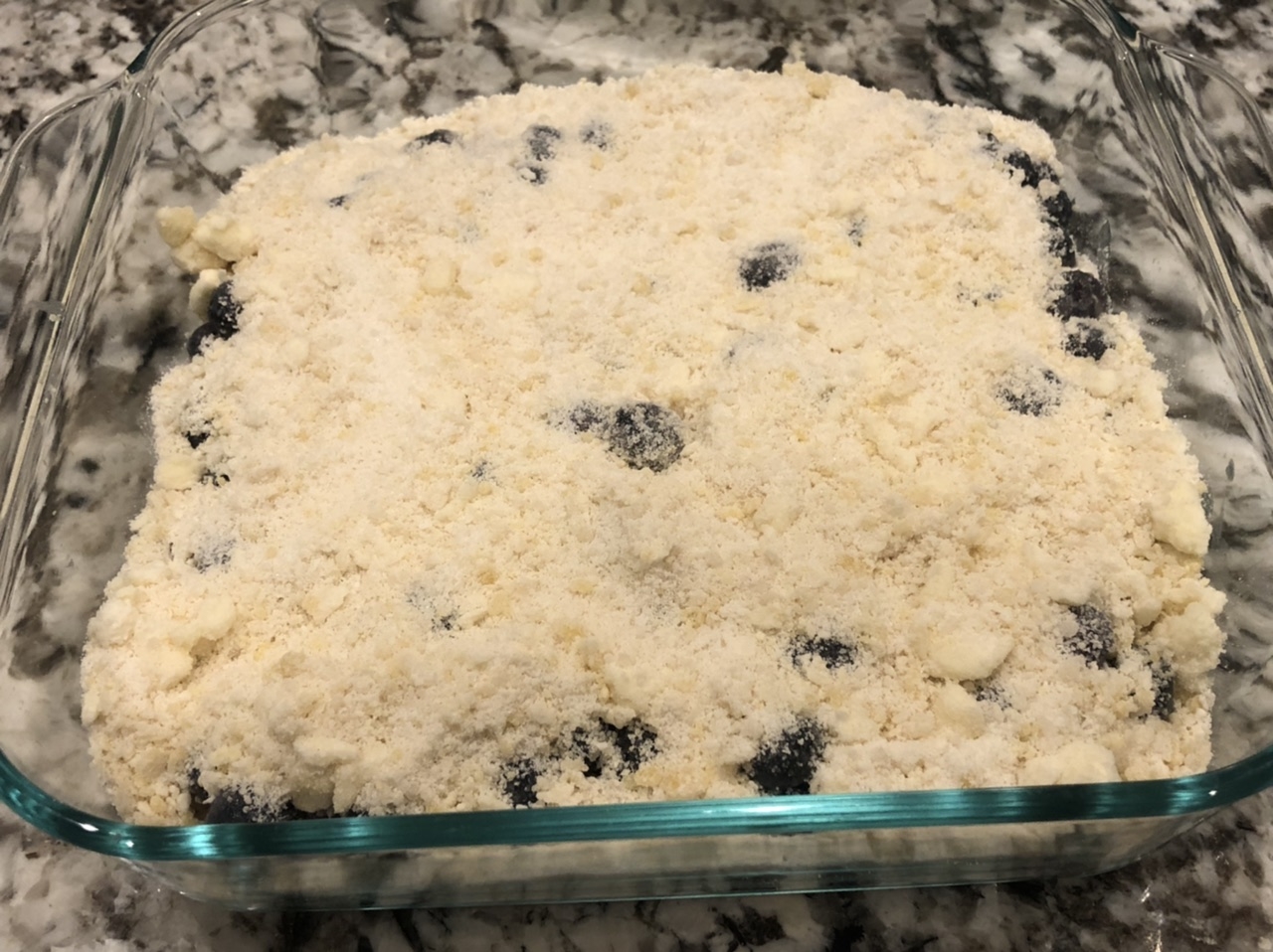 Blueberry Cake Bars – M&M Hit The Road
